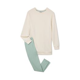 Tchibo - Leggings-Pyjama - Damen - Gr. XL - wei&szlig;/gepunktet