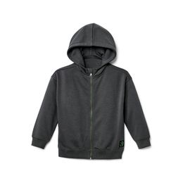 Tchibo - Kinder-Sweatjacke mit angerauter Innenseite - Kinder - Gr. 134/140 - anthrazit