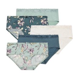 Tchibo - 5 Pantys - Damen - Gr. S - petrol