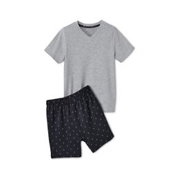 Tchibo - Jungen-Shorty-Pyjama - Jungen - Gr. 122/128 - grau