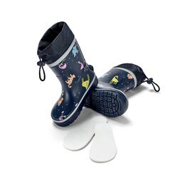 Tchibo - Kinder-Gummistiefel - Gr. 24-25 - dunkelblau/print