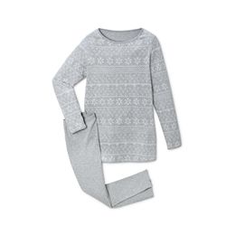 Tchibo - Wendepyjama mit Leggings - Damen - Gr. XS - wei&szlig;/print