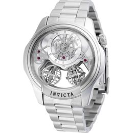 Invicta Specialty 50123 Herrenuhr - Quarzwerk - Edelstahl mit silbernem Zifferblatt - 46 mm