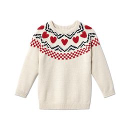 Tchibo - Norweger-Strickpullover - M&auml;dchen - Gr. 98/104 - dunkelblau