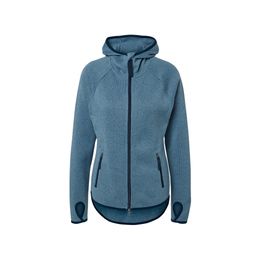 Tchibo - Strickfleece-Jacke - Damen - Gr. L - blau