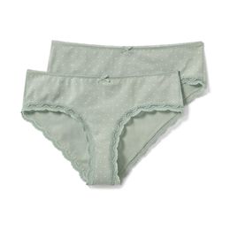 Tchibo - 2 Hipster - Damen - Gr. L - wei&szlig;
