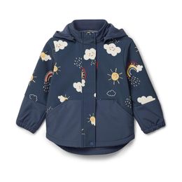 Tchibo - Kinder-Softshelljacke - Kinder - Gr. 98/104 - dunkelblau/print