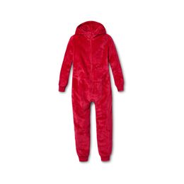 Tchibo - Loungeoverall aus recyceltem Material - Kinder - Gr. 146/152 - rot