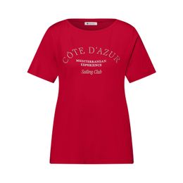 Street One T-Shirt - Damen - Gr. 42 - rot