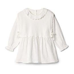 Tchibo - Kinder-Kleid - Baby - Gr. 74/80 - wei&szlig;