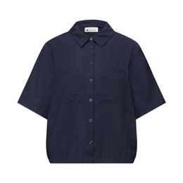 Street One Hemdbluse - Damen - Gr. 42 - dunkelblau