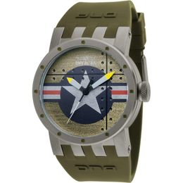 Invicta DNA 11648 Herren Uhr - Quartz Bewegung - Edelstahl mit Gr&uuml;nem Zifferblatt - 46 mm