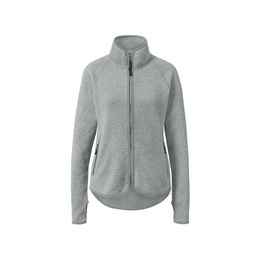 Tchibo - Strickfleece-Jacke - Damen - Gr. S - hellgrau