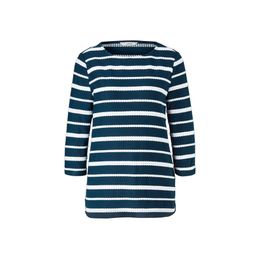 Tchibo - Sweatshirt mit 3/4-Arm - Damen - Gr. M - dunkelblau/gestreift