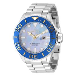 Invicta Grand Diver 49157 Herrenuhr - Quarzwerk - Edelstahl mit Perlmuttzifferblatt - 52 mm