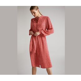 Tchibo - Blusenkleid aus Viskose - Damen - Gr. L - orange/print