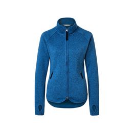Tchibo - Strickfleece-Jacke - Damen - Gr. XS - blau