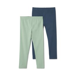 Tchibo - 2 Kinder-Leggings - Kinder - Gr. 110/116 - dunkelblau
