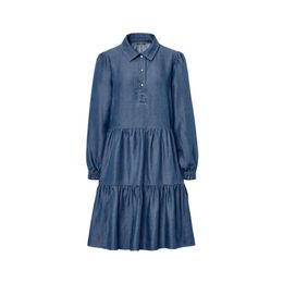 Tchibo - Jeanskleid mit Puff&auml;rmeln - Damen - Gr. XL - dunkelblau