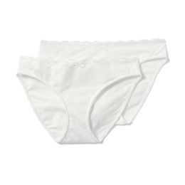 Tchibo - 2 Slips - Damen - Gr. XL - wei&szlig;