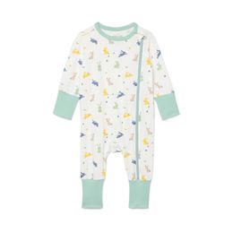 Tchibo - Baby-Schlafanzug - Baby - Gr. 62/68 - wei&szlig;/print