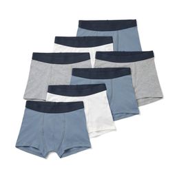 Tchibo - 7 Kinder-Slipboxer - Jungen - Gr. 122/128 - blau