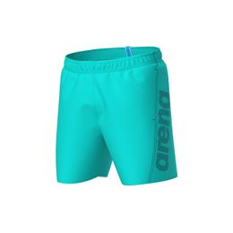 arena Badeshorts Fundamentals Logo - Herren - Gr. S - hellblau