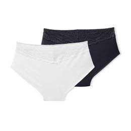 Tchibo - 2 Magic-Cut-Pantys - Damen - Gr. M - dunkelblau