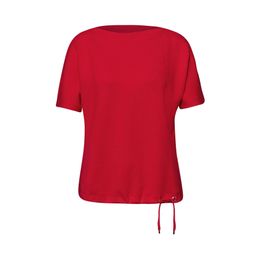 Street One Kurzarmshirt - Damen - Gr. 40 - rot