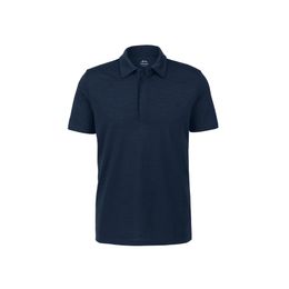 Tchibo - Funktions-Poloshirt mit Merinowolle - Herren - Gr. L - dunkelblau