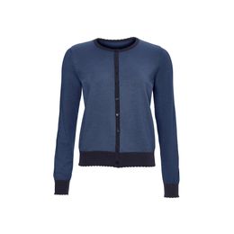 Tchibo - Feinstrickjacke - Damen - Gr. L - dunkelblau