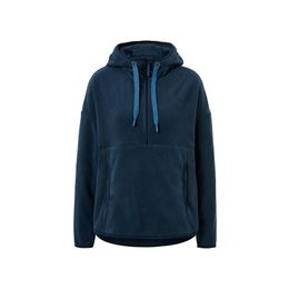 Tchibo - Kapuzen-Fleece-Pullover - Damen - Gr. L - dunkelblau