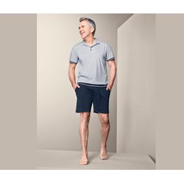 Tchibo - Shorty-Pyjama - Herren - Gr. M - dunkelblau/print