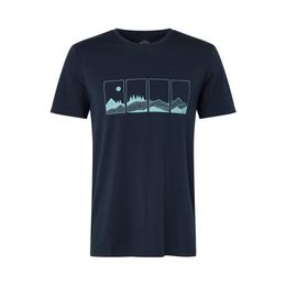 Tchibo - Outdoor-T-Shirt - Herren - Gr. S - dunkelblau/print