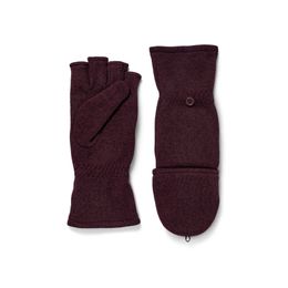 Tchibo - Strickfleece-Klappf&auml;ustlinge - Unisex - Gr. 7,5 - bordeaux