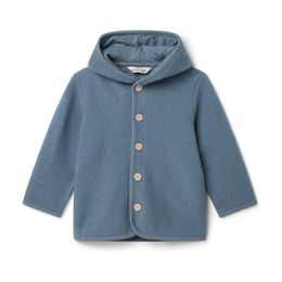 Tchibo - Kinder Walkjacke mit Wolle - Baby - Gr. 74/80 - blau