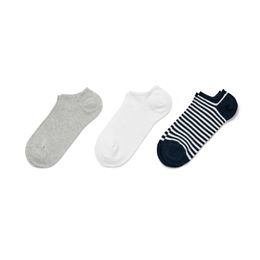 Tchibo - 3 Paar Sneakersocken - Damen - Gr. 39-42 - dunkelblau