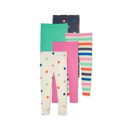 Tchibo - 5 Leggings - M&auml;dchen - Gr. 98/104 - gr&uuml;n/gepunktet