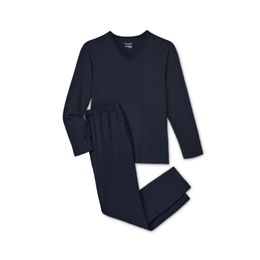 Tchibo - Pyjama - Herren - Gr. L - dunkelblau/gestreift
