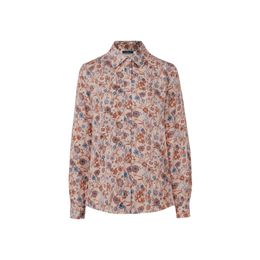 Tchibo - Florale Bluse - Damen - Gr. 36 - beige/gebl&uuml;mt