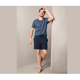 Tchibo - Shorty-Pyjama - Herren - Gr. XL - dunkelblau/gestreift