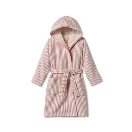 Tchibo - Mini Bademantel - Kinder - Gr. 122/128 - orange/gestreift