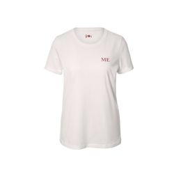 Tchibo - T-Shirt - Damen - Gr. M - wei&szlig;/print