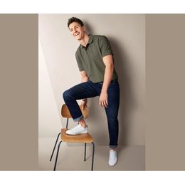 Tchibo - Piqu&eacute;-Poloshirt - Herren - Gr. L - olivgr&uuml;n