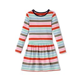 Tchibo - Jerseykleid - M&auml;dchen - Gr. 98/104 - mehrfarbig/gestreift