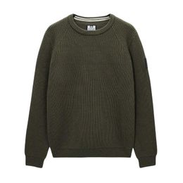 Weekend Offender Herren Morello Rippenstrickpullover (Gr&uuml;n)