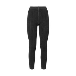 Tchibo - Thermoleggings mit Zopfmuster - Damen - Gr. M - anthrazit