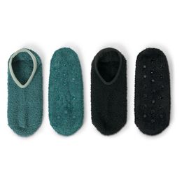 Tchibo - 2 Paar Hausschuhsocken - Damen - Gr. 39-42 - schwarz