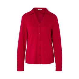 Tchibo - Blusenshirt mit Knopfleiste - Damen - Gr. XL - rot