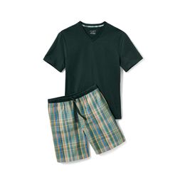 Tchibo - Shorty-Pyjama - Herren - Gr. 4XL - hellblau/kariert